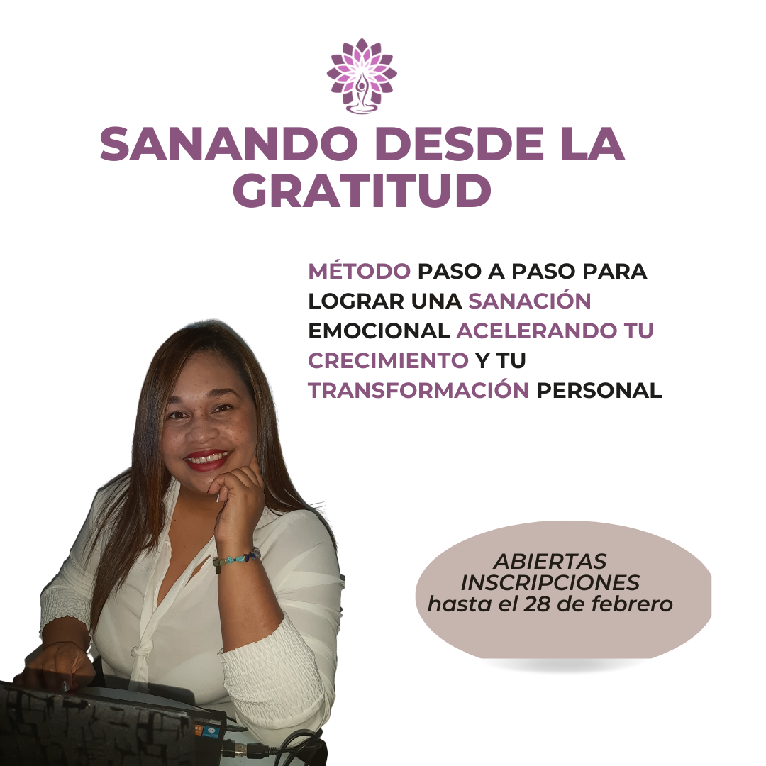 Taller Online SANANDO CON LA GRATITUD - Sullyn Pérez